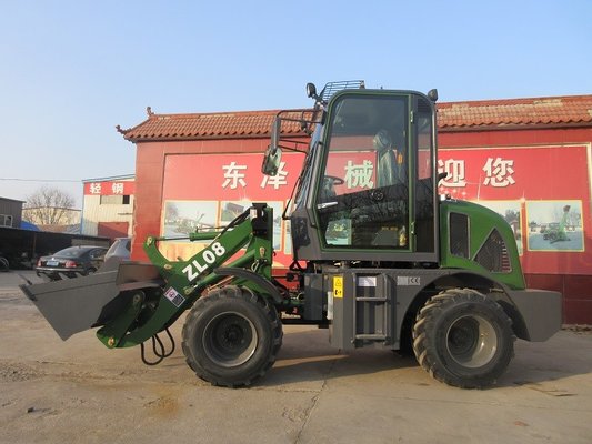 Chinese green mini compact wheel loader