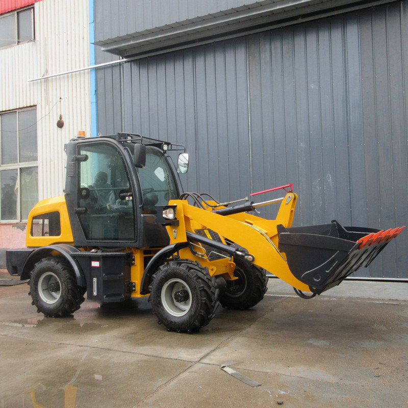 Articulated mini wheel loader cheap price CE loader with euroiii engine for road service