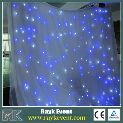 Hot sale star curtain outdoor event decorations led star cloth