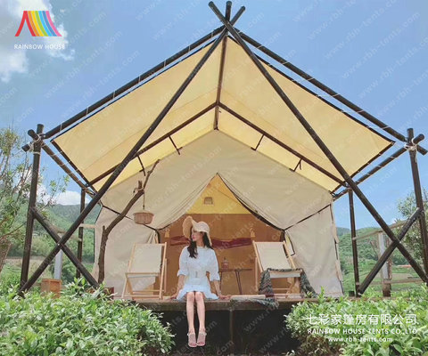 Customized Double Layer Travel Tents Used for Temporary Instruction supplier