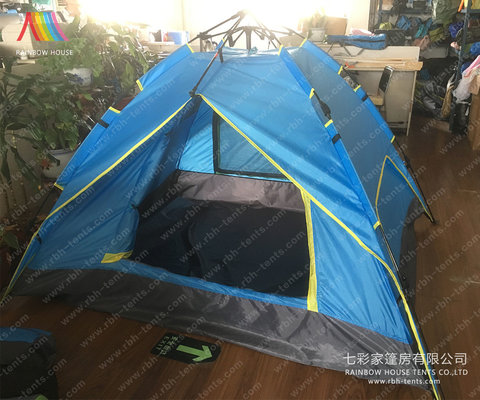 Tent Ho with 4 Windows and UV Protection in Blue Ideal for Camping supplier