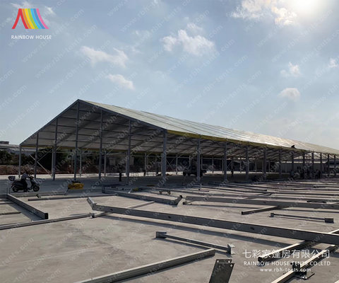 Hard Pressed Extruded Aluminum Alloy Sport Tent Built for Different Court supplier