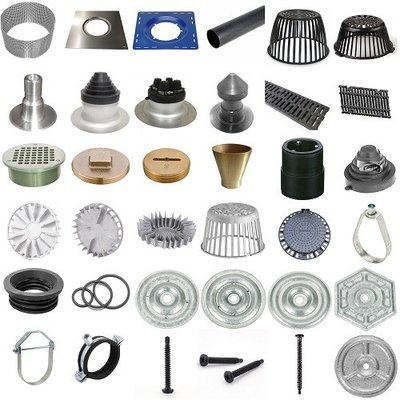 Roof Drain Parts 24" InchesTop-Set Deck Plate