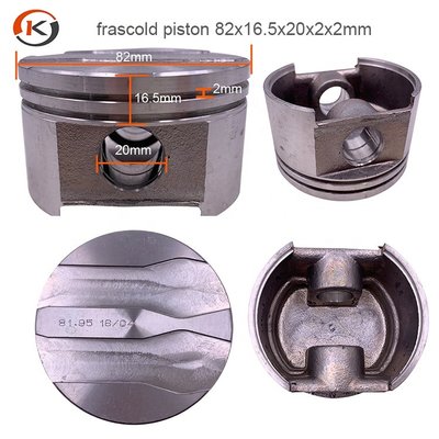 Abkühlung reciprocationg halb hermetischer Kompressor Ersatzteil-Kolben für frascold Kolben 82mm