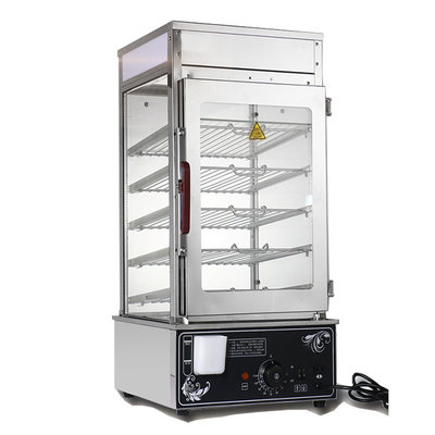 Commercial bun steamer 5 layers Stainless steel timer hot showcase display warmer  WT8613824555378 supplier