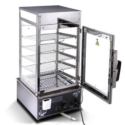 Commercial bun steamer 5 layers Stainless steel timer hot showcase display warmer  WT8613824555378 supplier
