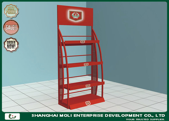 China Durable Four Layers Wine Rack Stand Promotional Rack Shelf Excellent distributor
