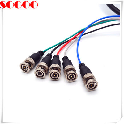 Professional Custom Cable Assemblies DVR To BNC-DB15 Cable OEM Accept