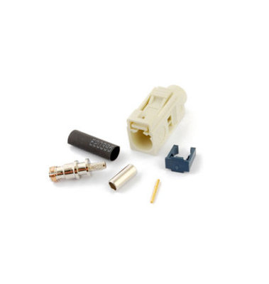 Fakra Jack crimp connector white/9001 Radio With Phanto, A type for pigtails