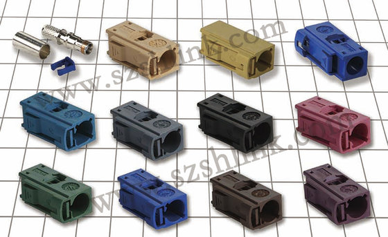 Hot Fakra Jack Female connector Code D for Bluetooth crimp RG58 RG174 cable
