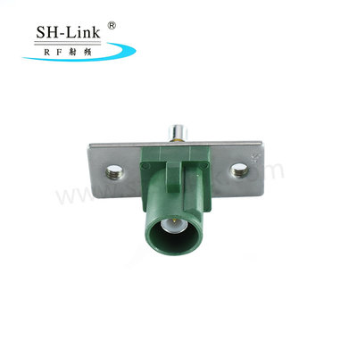 Double baffle Fakra male E code to 1.13 cable