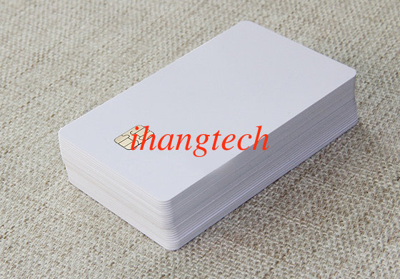 pvc blank white Atmel 24c02 chip contact ic card supplier