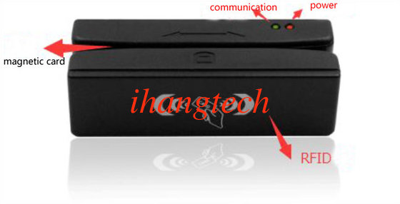 dual interface reader with function of Magstripe Card Reader Track 1, 2, 3 and  IC card read write supplier