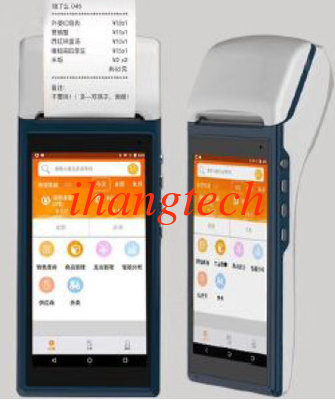 Android OS 7.0 POS Terminal Receipt Printer with 5.5 inch Touch WiFi /4G Handheld Data Terminal Collector Barcode supplier