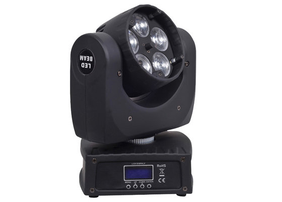 Quad Color LED Moving Head Zoom , DJ Lights Moving Heads 8 Degree High efficiency