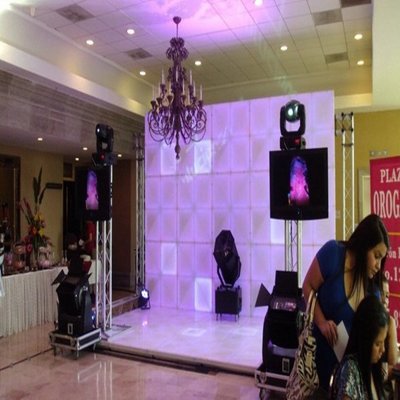 39.75×39.75×4 "  LED Color Changing Dance Floor For Outdoor Wedding Waterproof