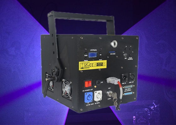 DMX 512 RGB Powerful Green Laser Sound Activated 90VAC - 250VAC / 300VA