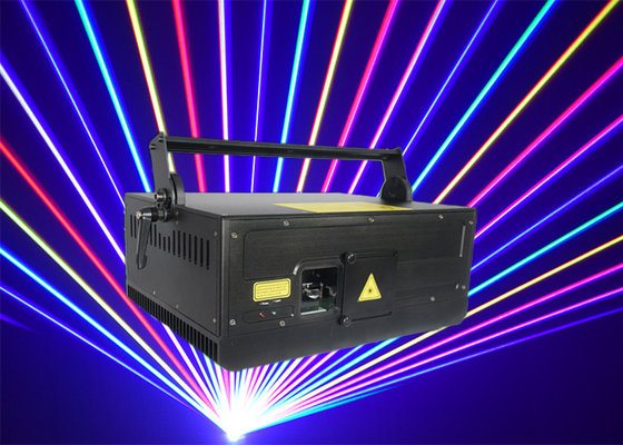 DMX 10000MW Animation RGB Laser Light High Powered Lasers For Entertainment Place