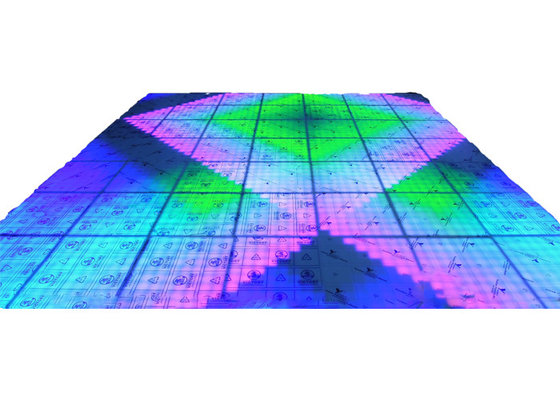 Acrylic Panels Digital LED Dance Floor Full Color RGB / Saturday Night Fever Dance Floor