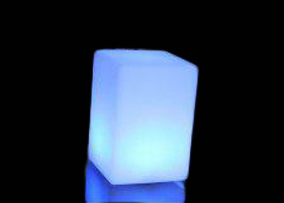 Outdoor Led Lounge Furniture Frosted Plastic Wine Cooler Bucket Bar Table Eco - Friendly