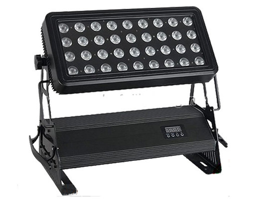 IP54 LED Outdoor Wall Washer Lights 96PCS × 3W Aluminum Black LCD Display