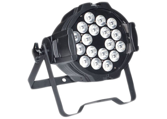 RGBWA Indoor Led Par Lamps Aluminum Alloy Material 18 × 15W Digital Screen