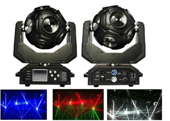 300W 21CHs Channels Model RGBW  LED Moving Head Light 15 - 45 Degree Beam Angle
