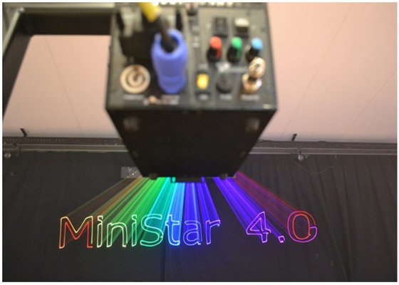 Analog 100Khz Party Animation Laser Light , Pure Diode RGB Stage Lighting