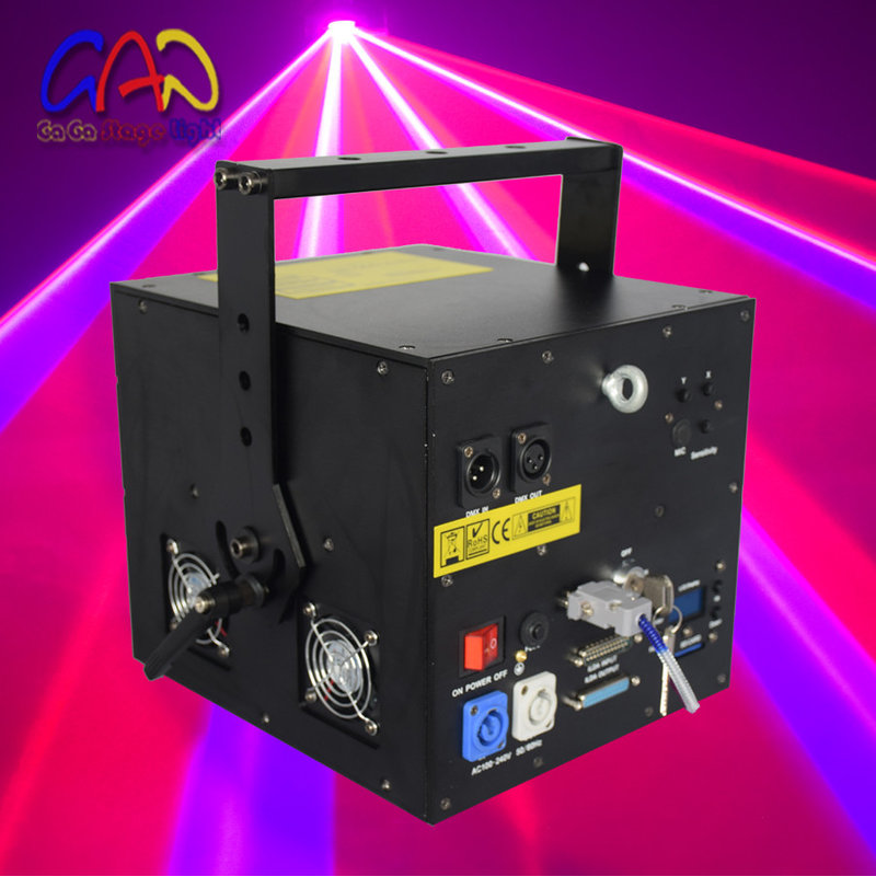 Animation Outdoor RGB Laser Light Diode Lighting Christmas Decoration 1800mw Stage Effect