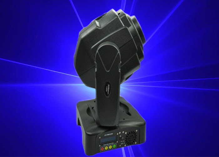 Blue Indoor Laser Lamp 2000Mw 0.2Lm Party DMX Moving Head Lights Master / Slave Mode