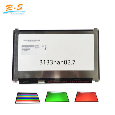 Brand New and Original 100% IPS lcd 1920*1080  Laptop screen  B133HAN02.7 EDP interface