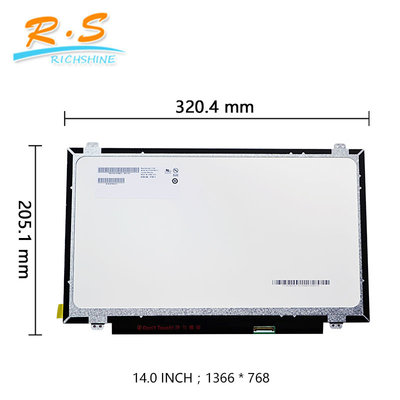 AUO Glare HD lcd Screen , B140XTN02.D WXGA notebook  panel lcd replacement