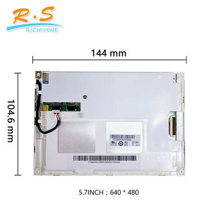 AUO Industrial LCD Screen 640x480 G057VN01 V2 , 5.7 inch industrial lcd module CMOS