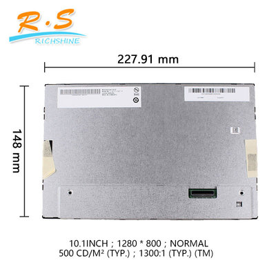 G101EVN01.3 Industrial LCD Screen AUO 10.1 Inch High Resolution 1280*800 40 Pin