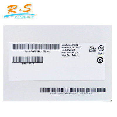 15.6 1366x768 AUO slim tft lcd panel B156XTN04.5 edp connector 30 pins for laptop