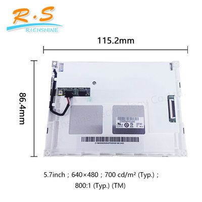 320x240 G057QN01 V2 TFT Industrial LCD Screen , Digital LCD display with LED Backlight