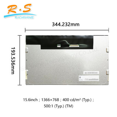 G156XW01 V1 15.6 lcd panel , 1366X768 16 / 9 LVDS SVGA tft lcd display Screen
