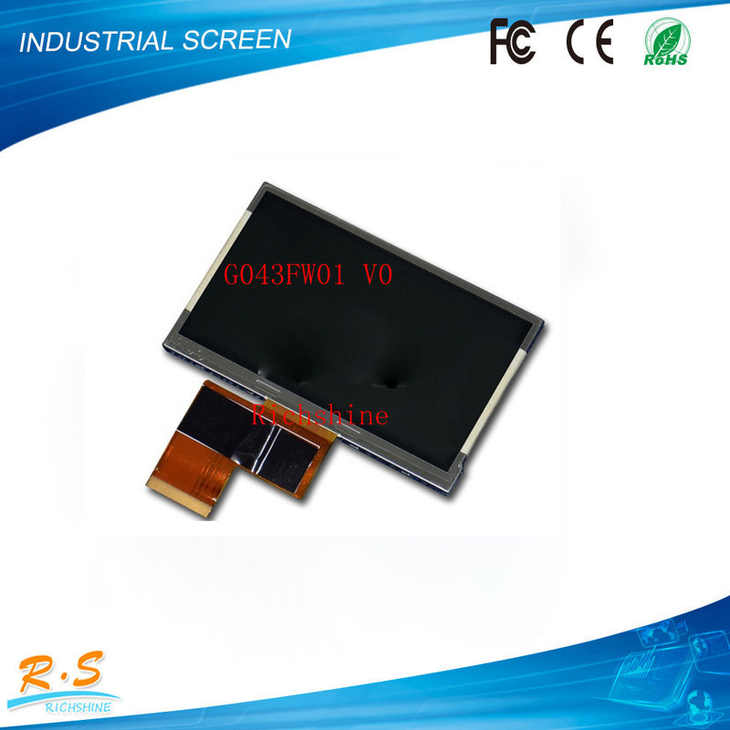 Auo G043FW01 V0 Sunlight Readable Industrial Lcd Screen For ATM POS IPC
