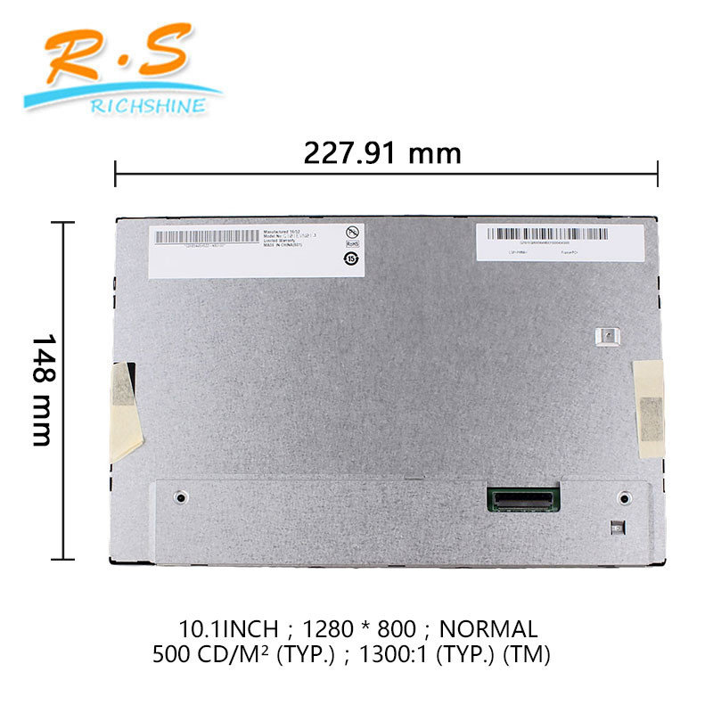 G101EVN01.3 Industrial LCD Screen AUO 10.1 Inch High Resolution 1280*800 40 Pin