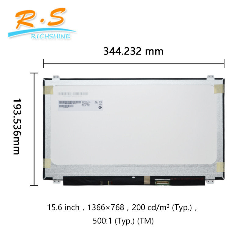 15.6" laptop lcd panel with touch Digitizer B156XTK01.0 For HP computer