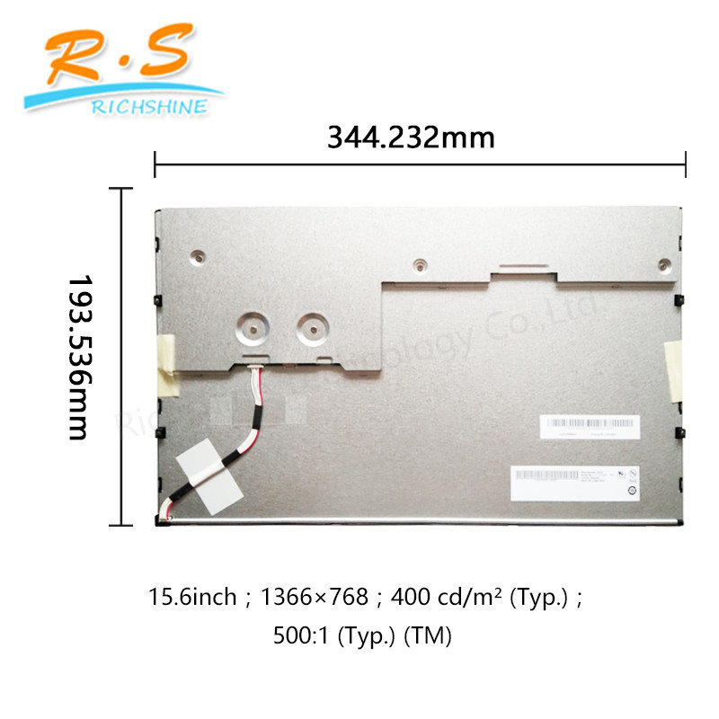 AUO 15.6'' original LCD Panel for G156XW01 V3  replacement industrial screen, RGB tft lcd panel screen