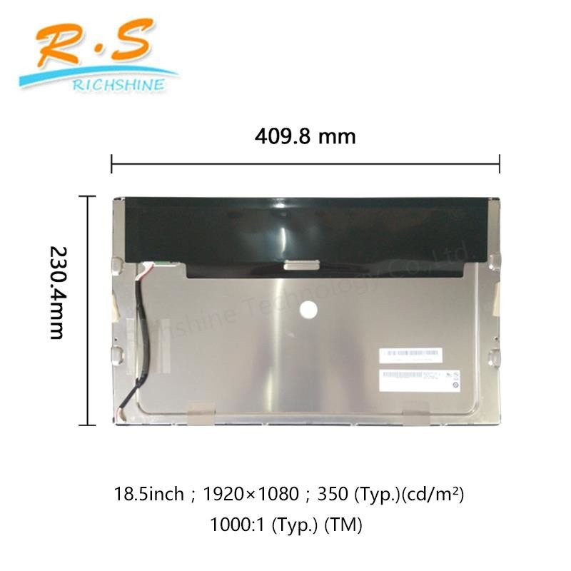 G185HAN01.0 18.5 Inch Industrial LCD Screen 1920x1080 Lcd Module For ATM Machine