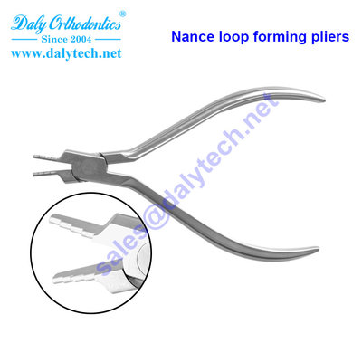 Nance loop forming pliers of adult orthodontics from dental depot