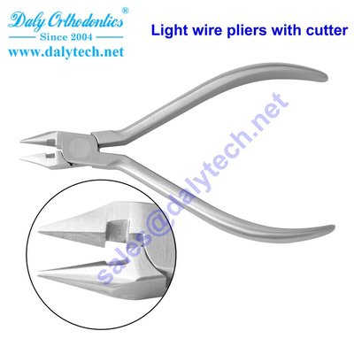 Light wire pliers with cutter from dental instruments manufacturers