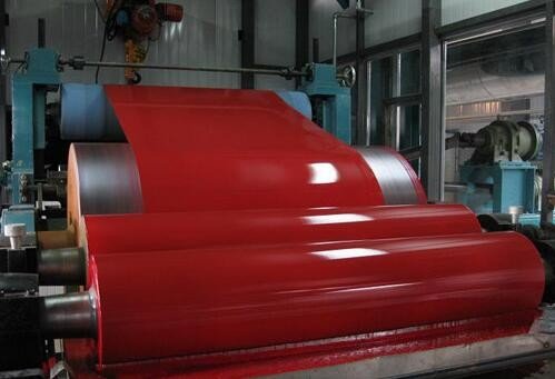 Building Roofing Pre-Painted Galvanized Steel Sheet In Coil , Color Coated Steel Coil