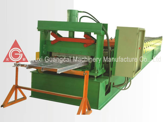 Corrugated Metal Sheet Floor Deck Roll Forming Machine for Roof / Wall Panel