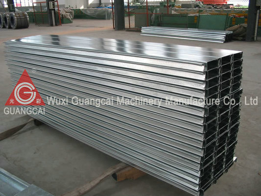 Corrugated Metal Sheet Floor Deck Roll Forming Machine for Roof / Wall Panel
