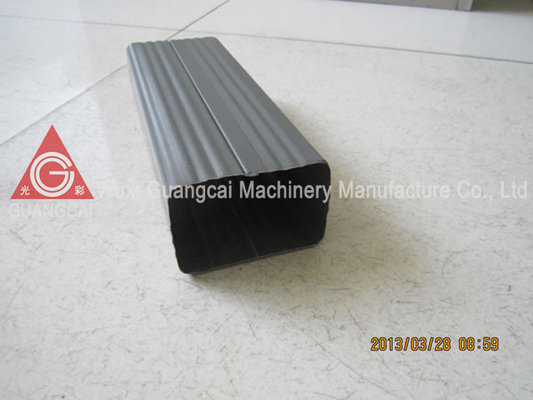 Color Plate , Galvalume Plate Rain Gutter Roll Forming Machine High Speed