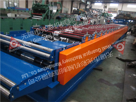 Double Layer Corrugated Roll Forming Machine Line , Roof Tile Making Machine