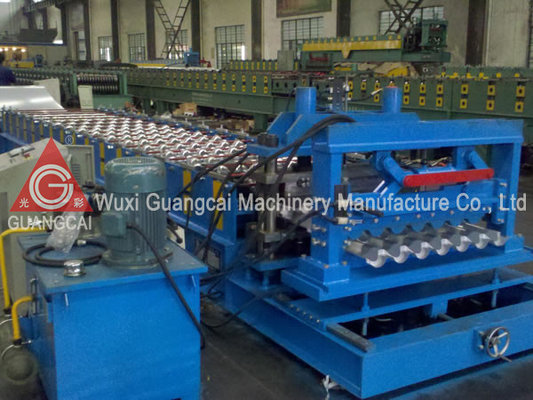 Automatic Cold Corrugated Roll Forming Machine High Efficiency Roof Panel Making Line
